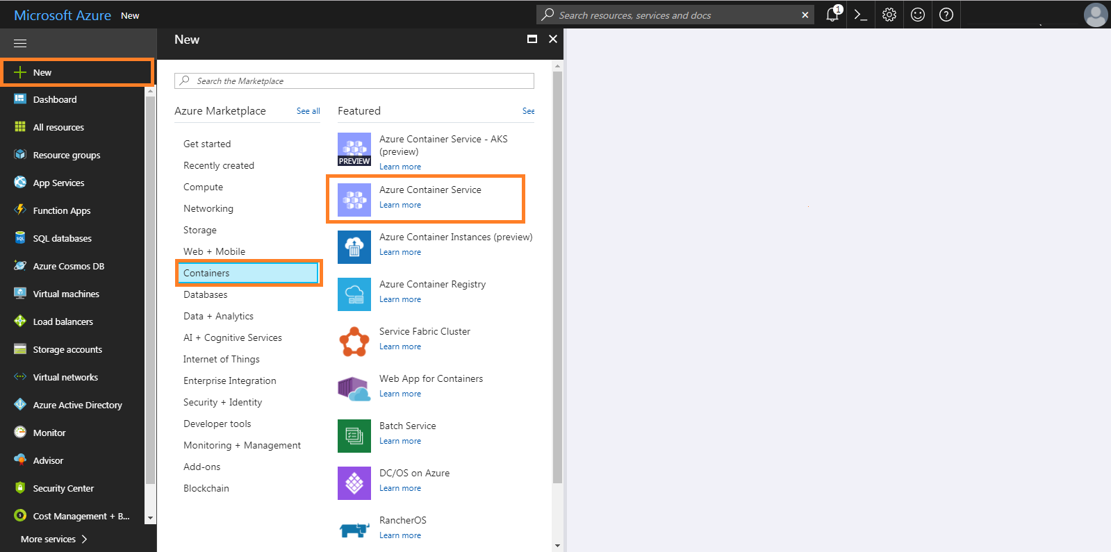 Create Microsoft Azure Container Services - Asha24 Blog Create Microsoft Azure Container Services - Asha24 Blog