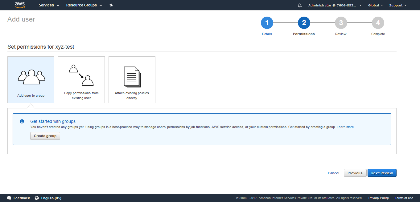 AWS IAM User Creation (A step by step Guide)