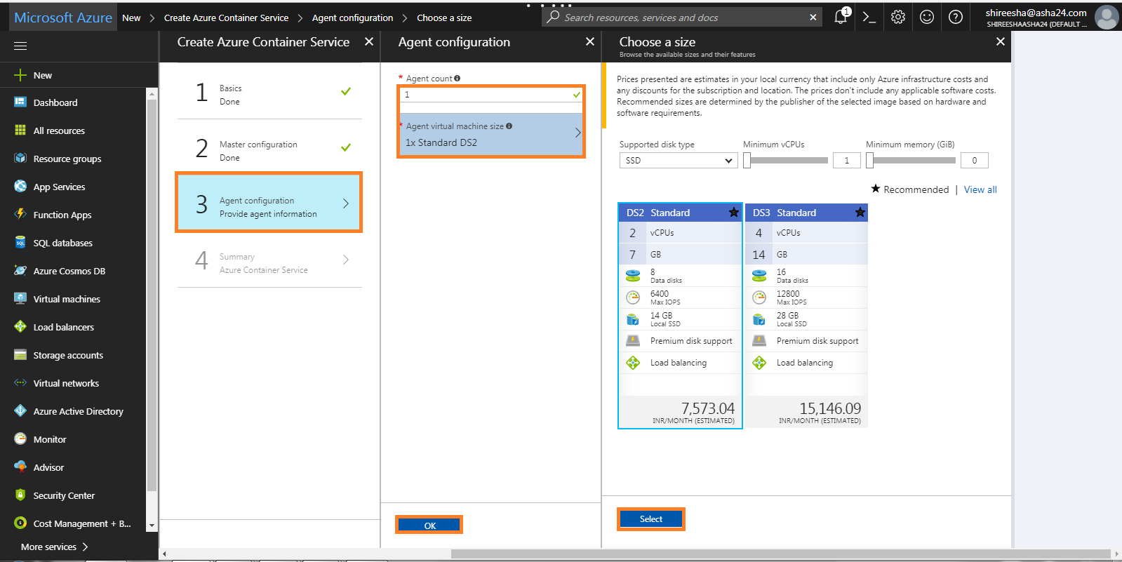 Create Microsoft Azure Container Services - Asha24 Blog Create Microsoft Azure Container Services - Asha24 Blog
